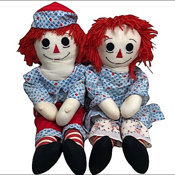 Raggedy Ann & Andy | Toys | Raggedy Ann Andy Large Antique 3 Foot Tall ...